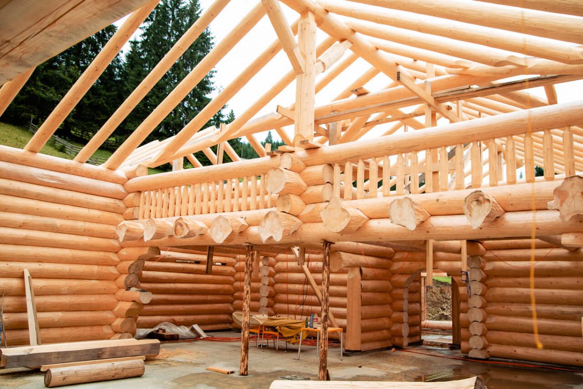 Case din lemn rotund - TLH - constructii din lemn rotund